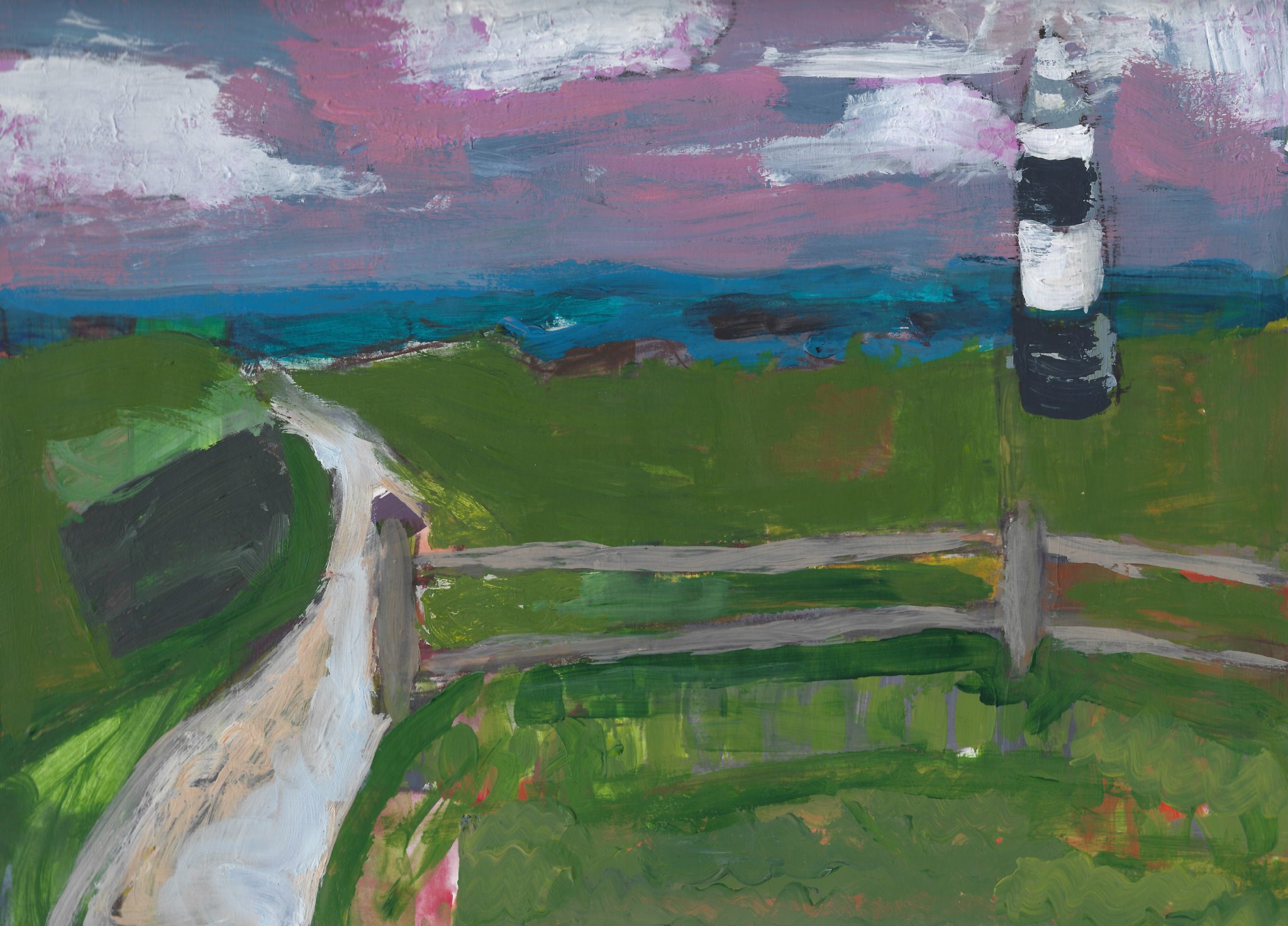 JeB Where Farm and Ocean Meet 9×12 acrylic $45 6-18 – Friendship Heart ...