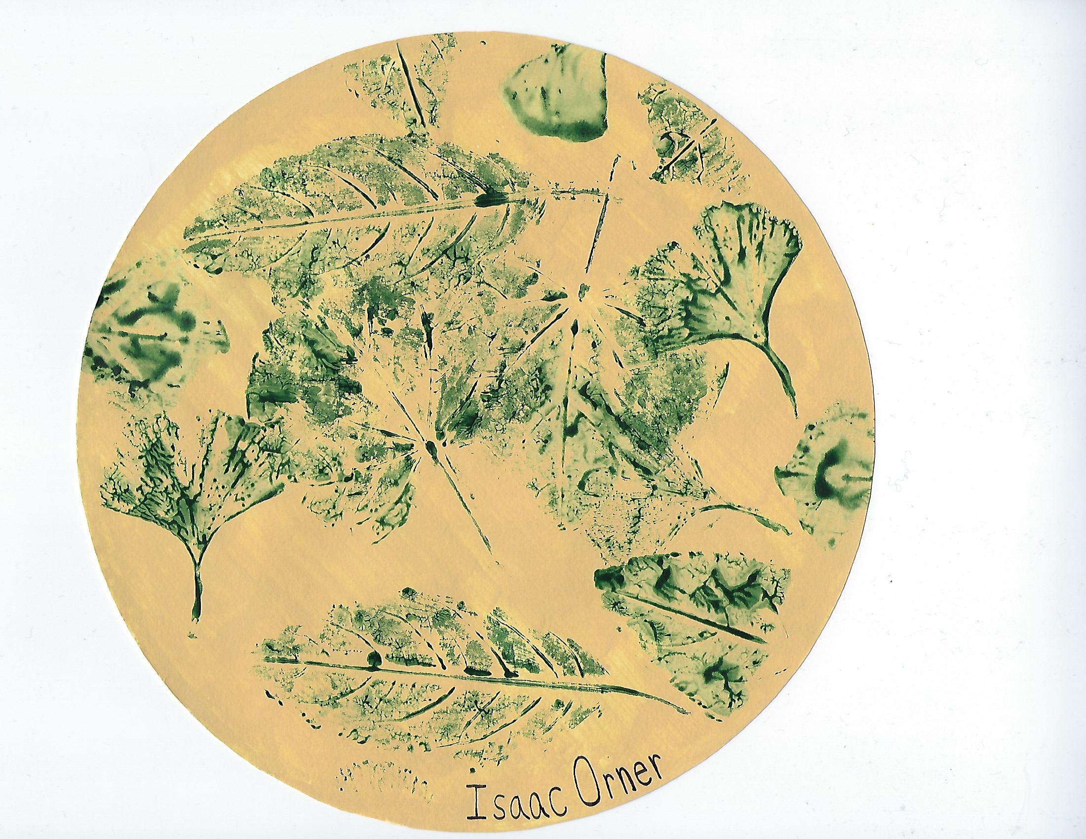 Isaac O leaves of the forest $40 acrylic 10-21 8×8 – Friendship Heart ...