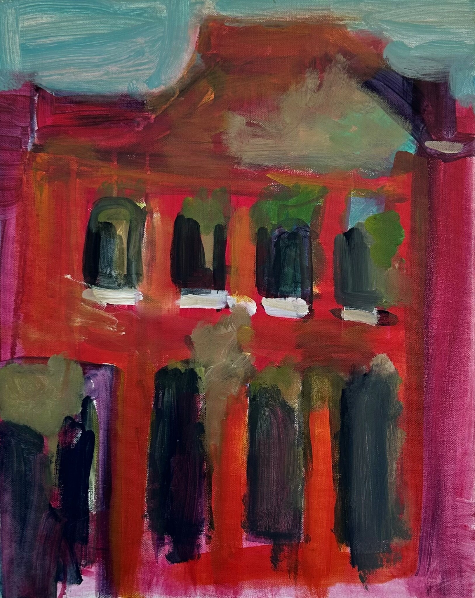 “City in the Sunset” – Emily Har. – Friendship Heart Gallery & Studio